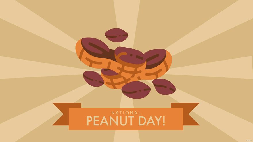 National Peanut Day FB Post - EPS, Illustrator, JPG, PSD, PNG, SVG ...