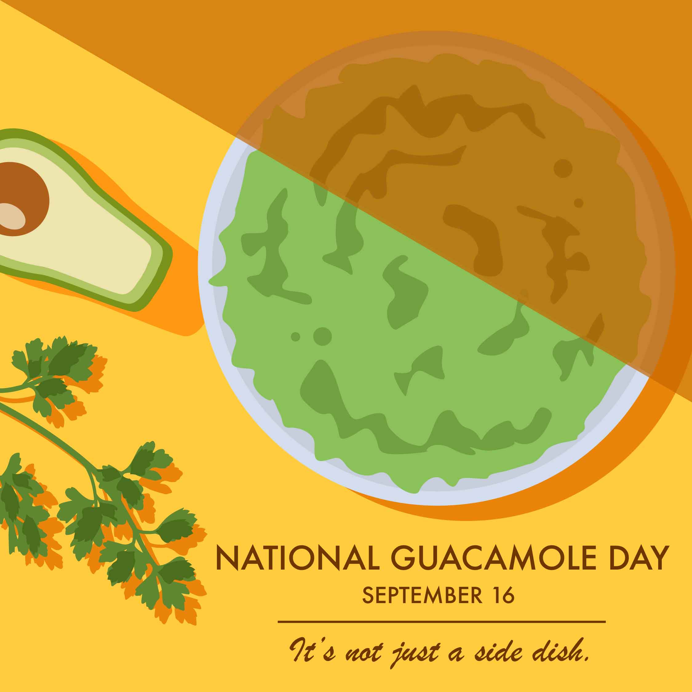 National Guacamole Day Flyer Background Template - Edit Online ...