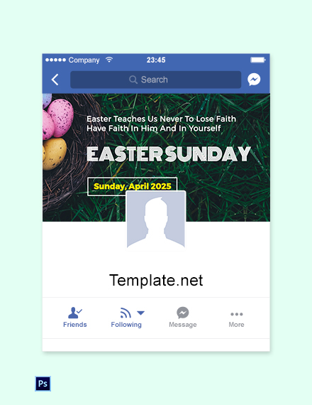 Easter Sunday Facebook Cover Template - PSD | Template.net