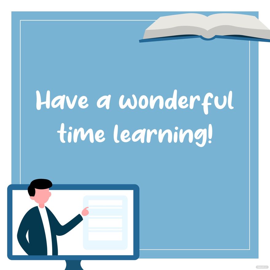 National Online Learning Day Banner Background Template - Edit Online ...