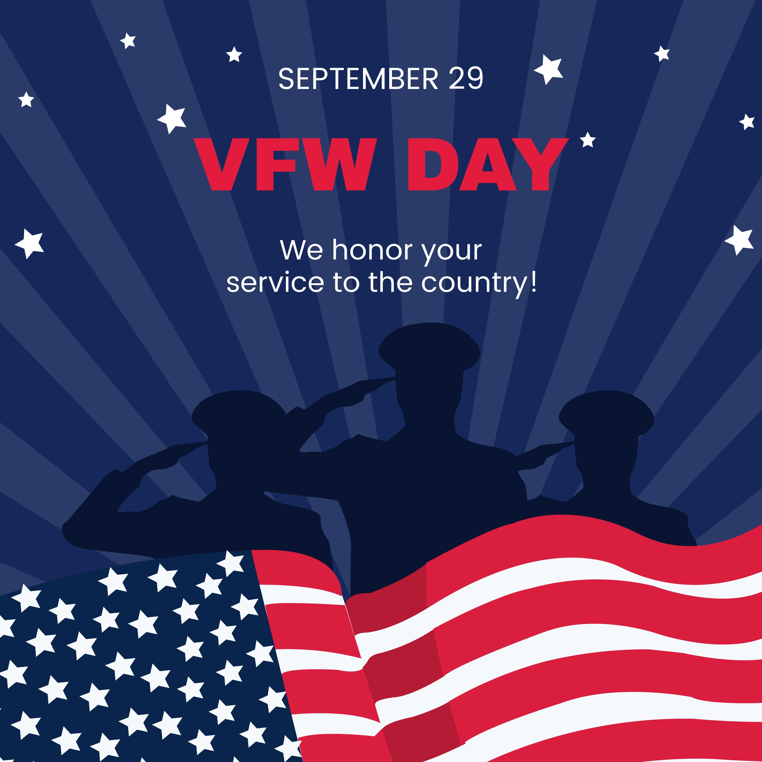 VFW Day Invitation Background Template - Edit Online & Download Example ...