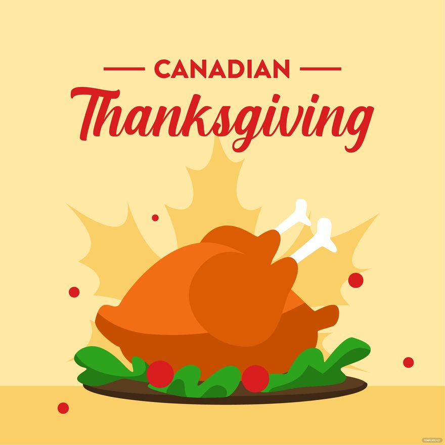 High Resolution Canadian Thanksgiving Background Template - Edit Online ...
