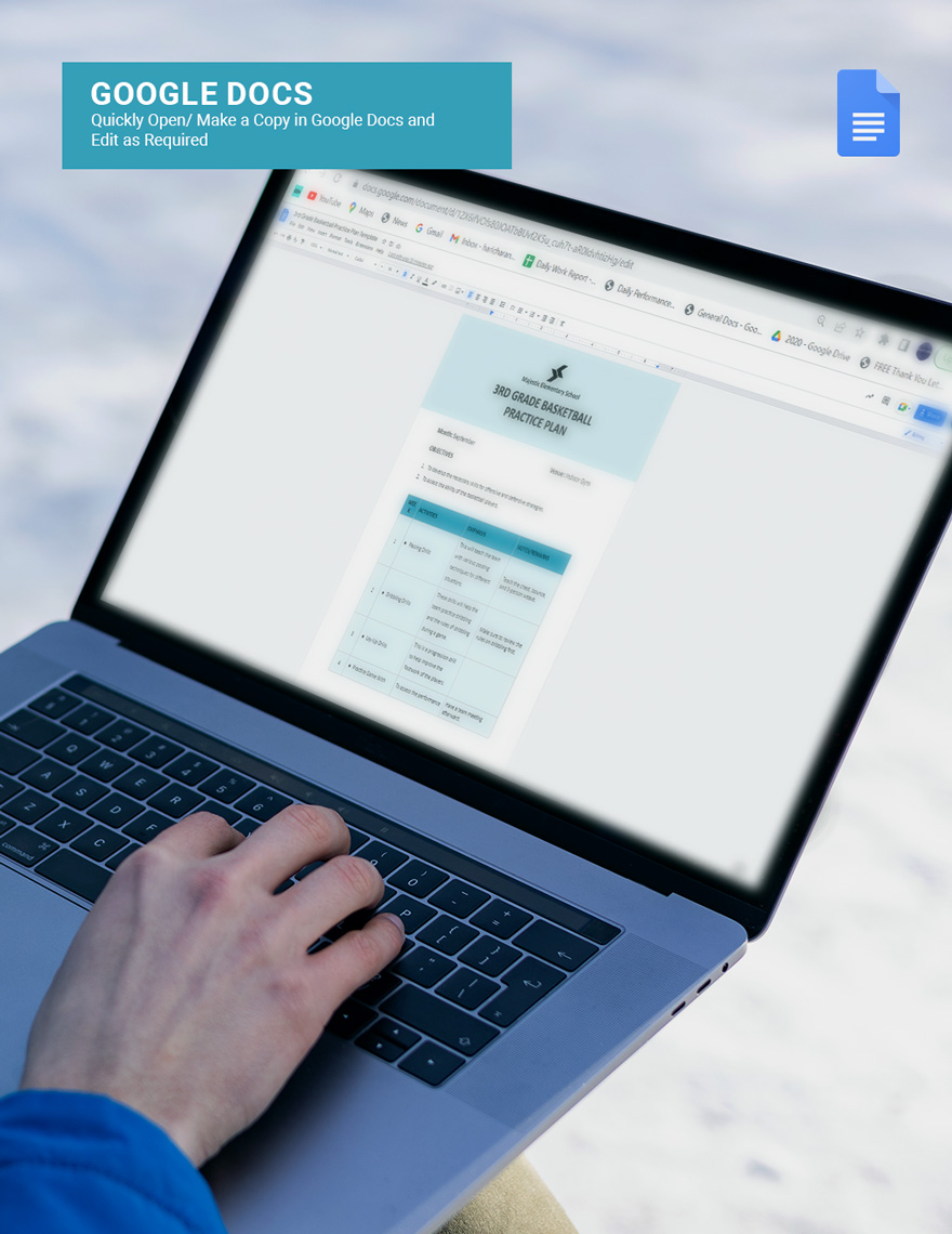 3rd Grade Basketball Practice Plan Template - Google Docs, Word, Apple ...