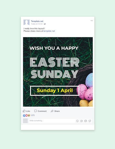 FREE Easter Sunday Facebook Cover Template: Download 1232+ Social Media ...