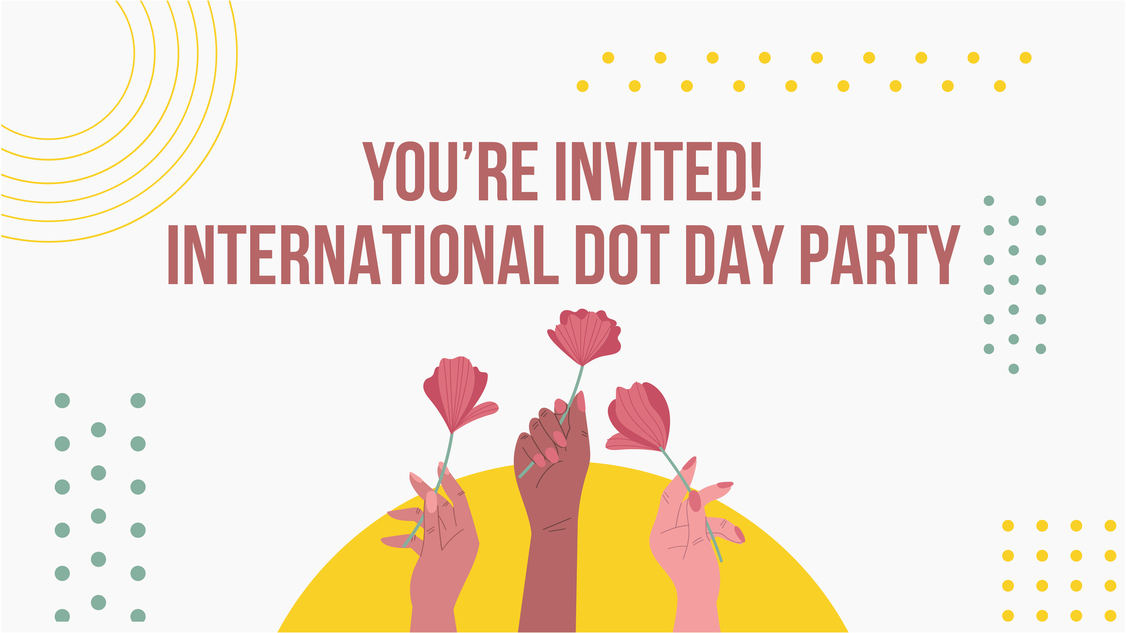 International Dot Day Photo Background Template - Edit Online ...