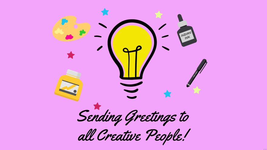 Happy National Live Creative Day Background Template - Edit Online ...