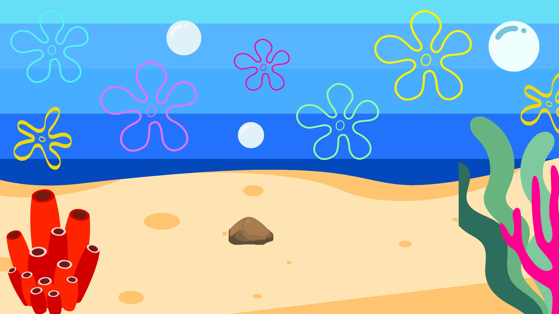 Spongebob Hintergrundszene Bikini Bottom BG By Jagodynski On