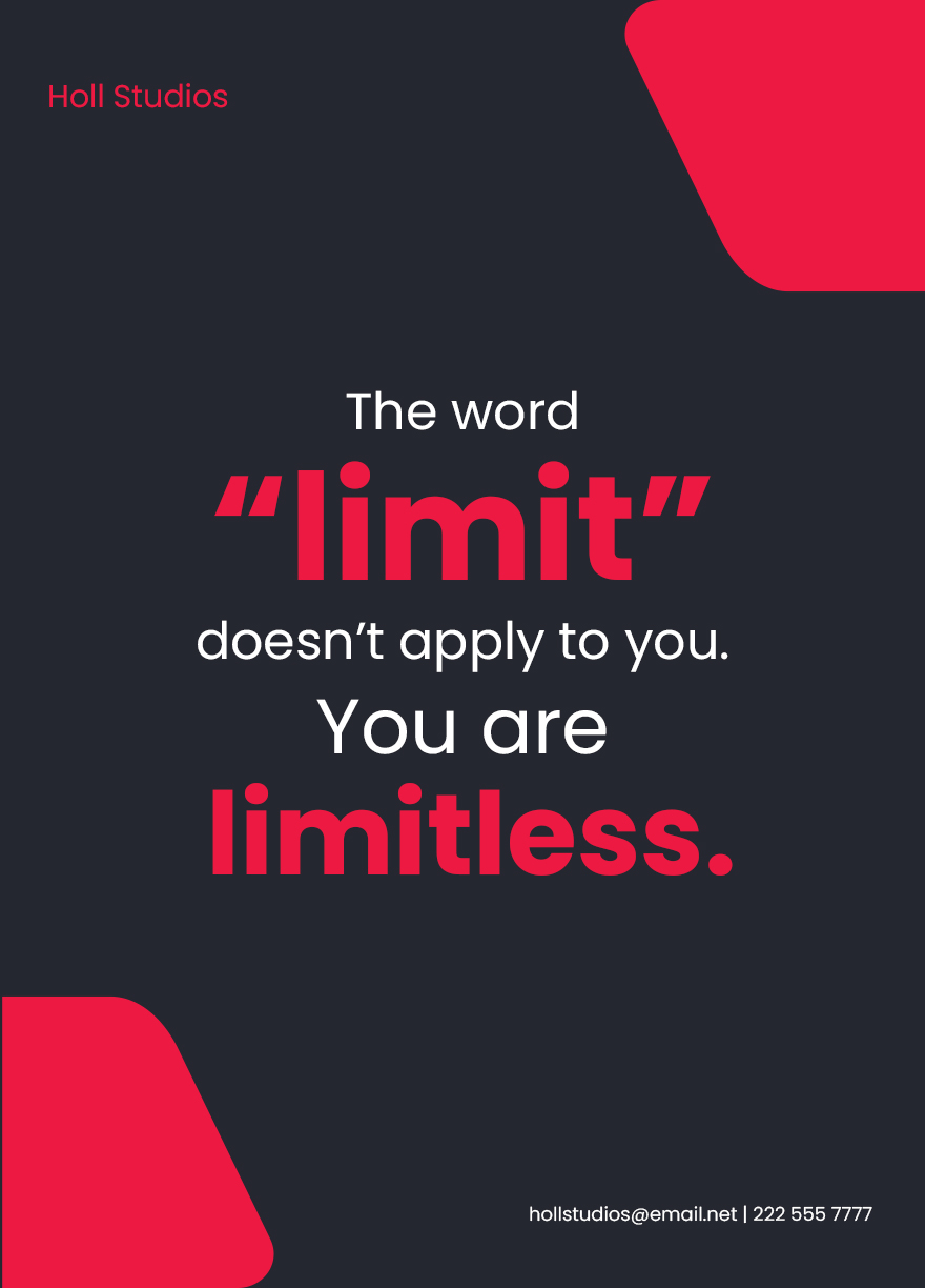 Free Blank Motivational Poster Download In Word Google Docs 