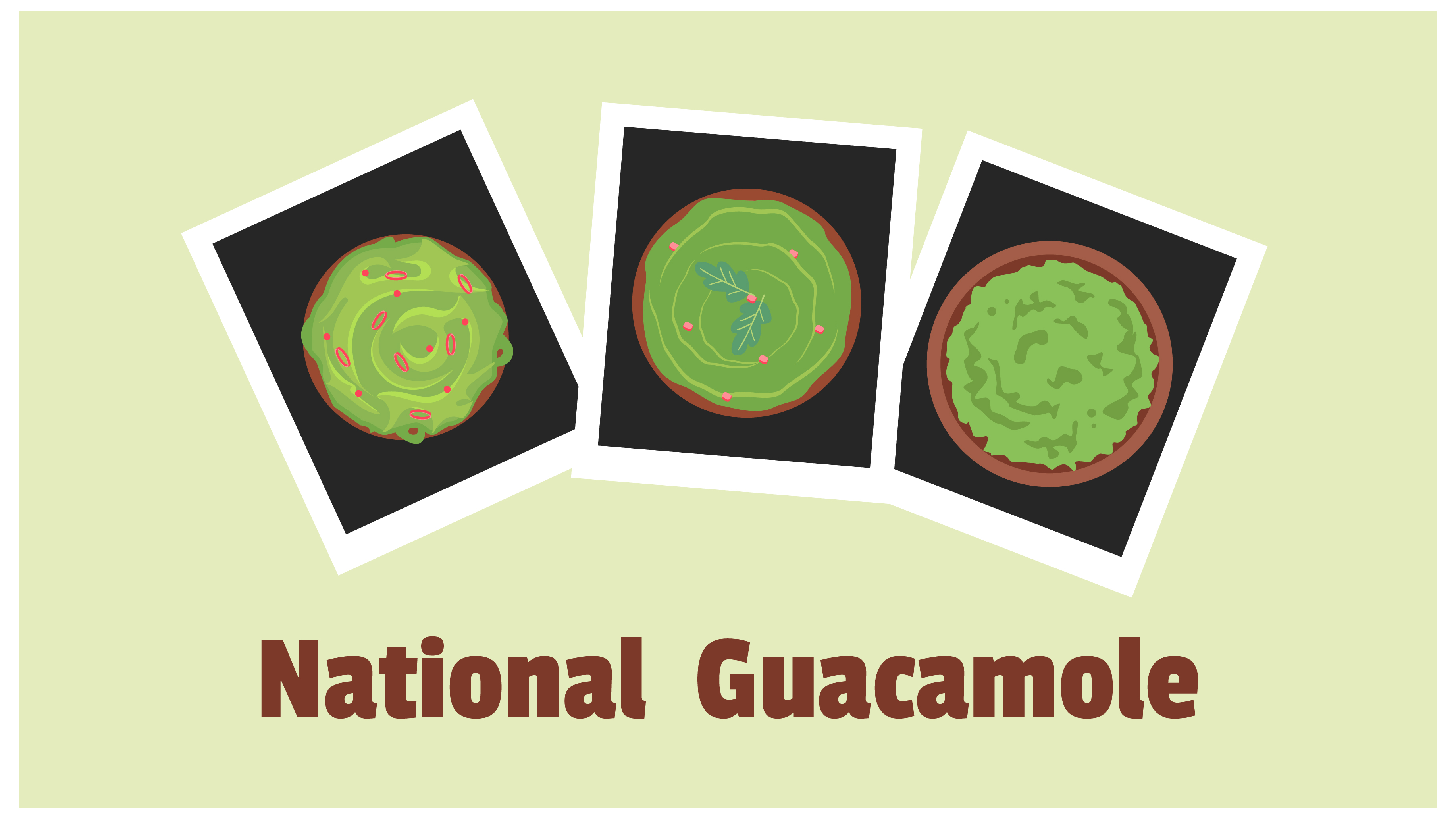 National Guacamole Day Background Template - Edit Online & Download ...