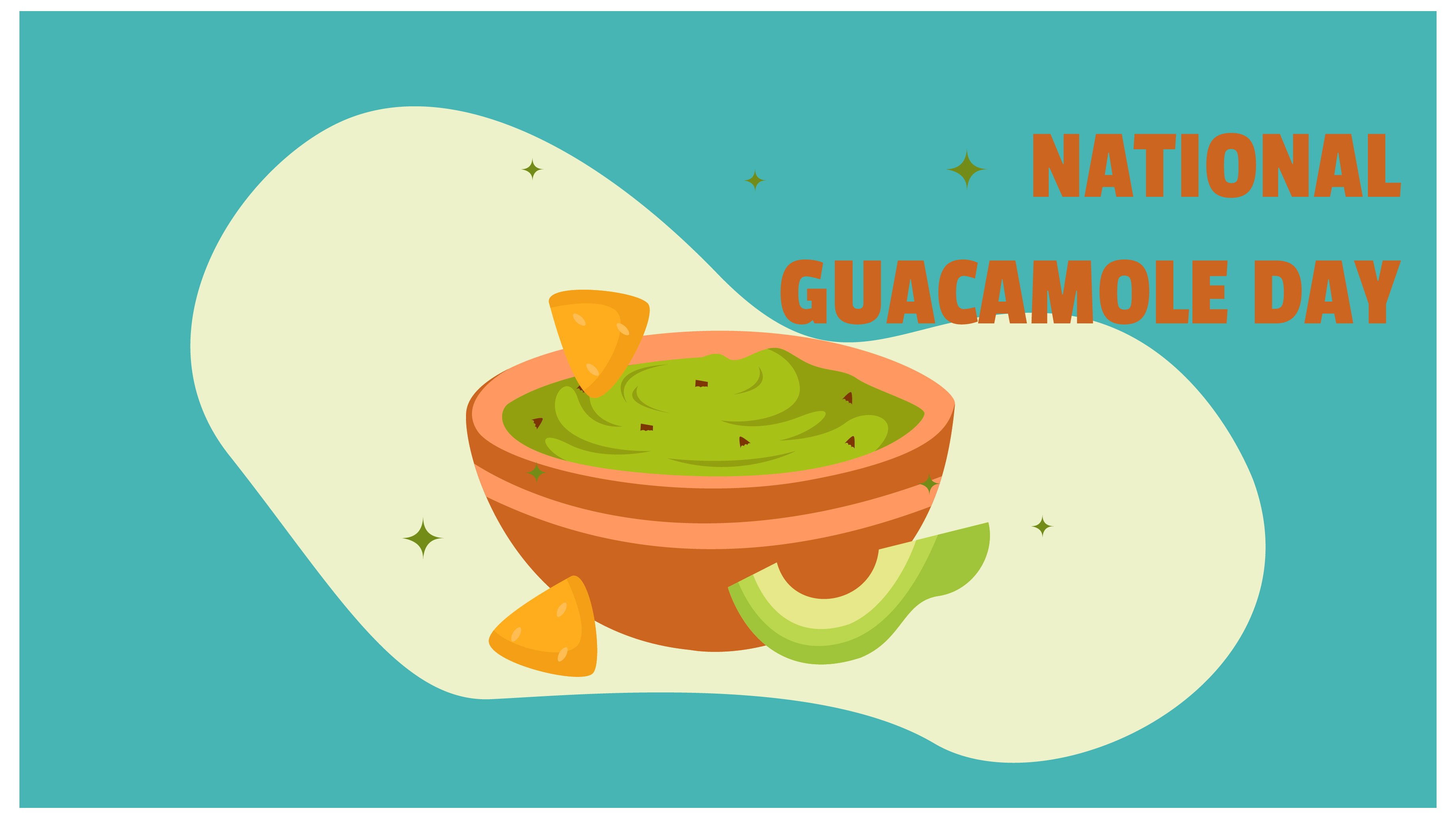 National Guacamole Day Background Template - Edit Online & Download ...