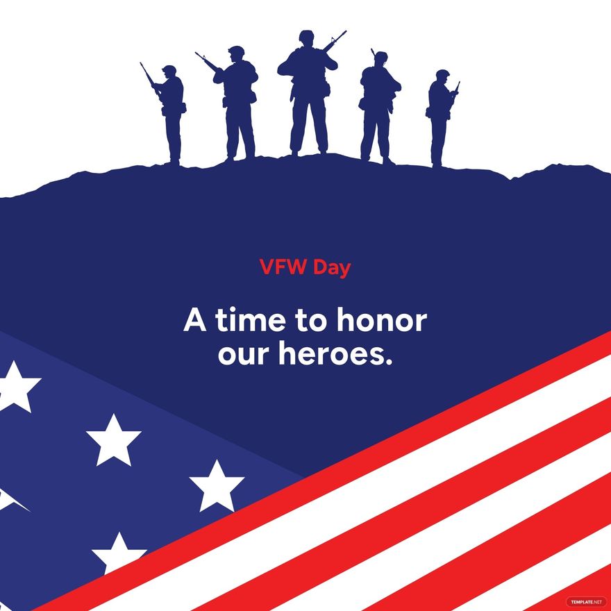 VFW Day Invitation Background Template - Edit Online & Download Example ...