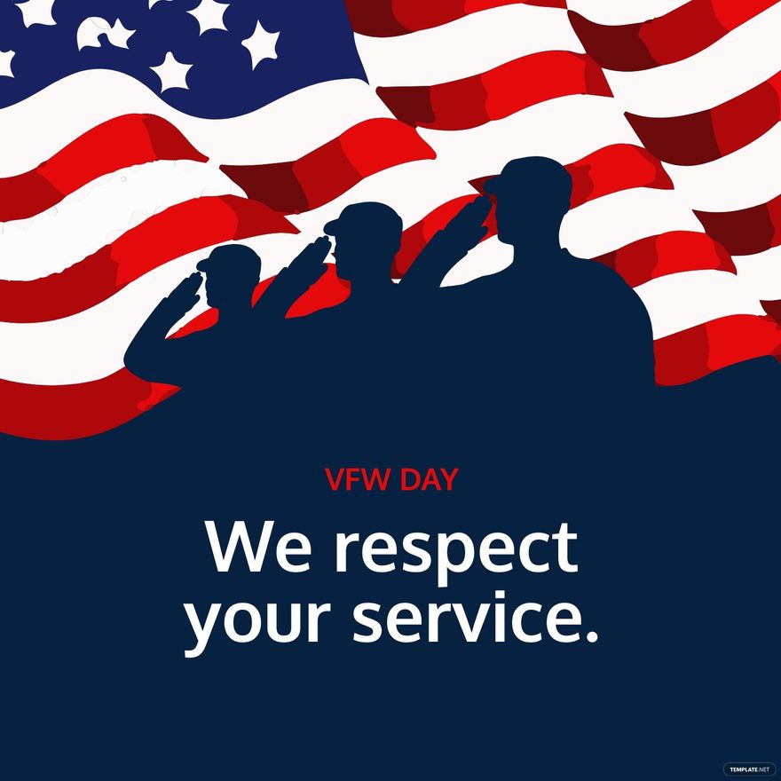VFW Day Quote Vector - EPS, Illustrator, JPG, PSD, PNG, SVG | Template.net