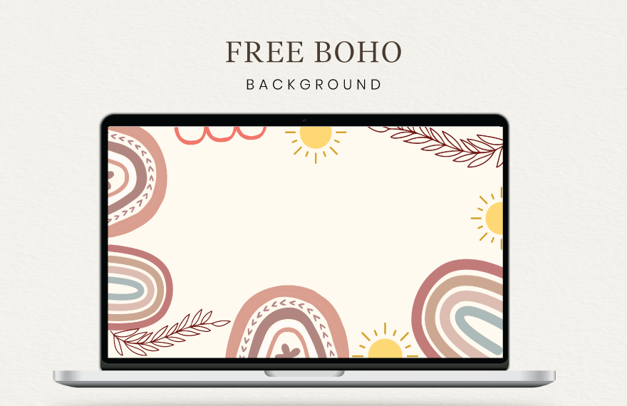 Boho Retro Background Template - Edit Online & Download Example ...