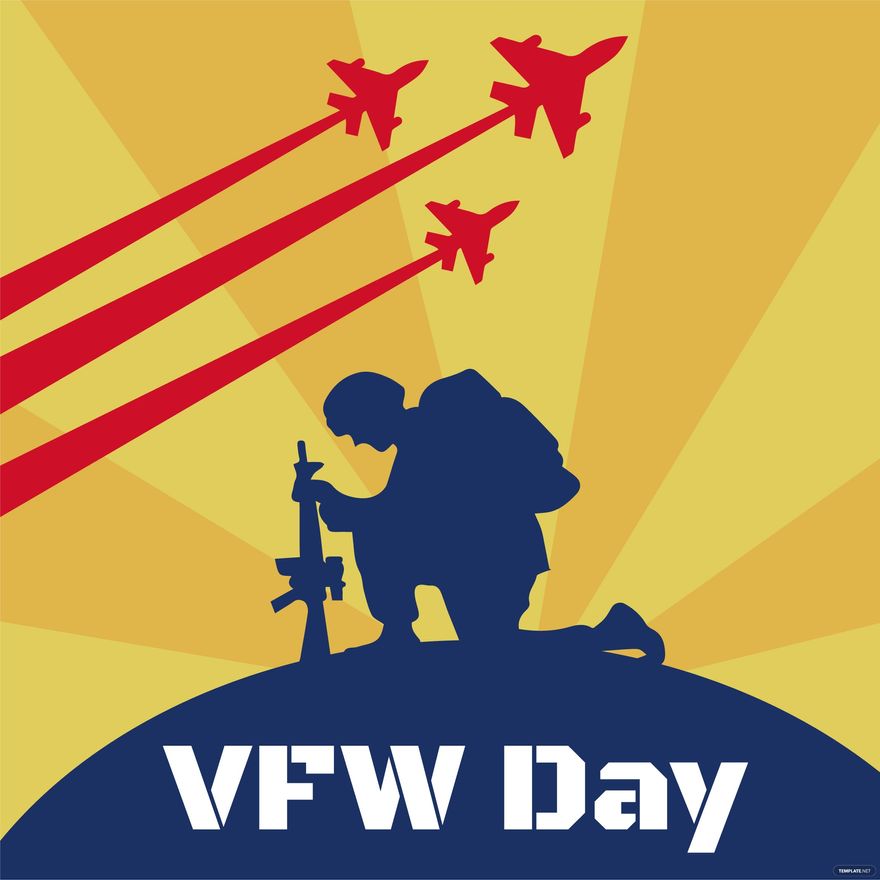 VFW Day Invitation Background Template - Edit Online & Download Example ...