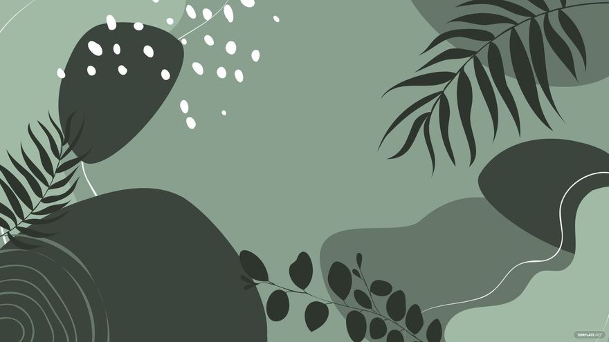Boho Greenery Background Template - Edit Online & Download Example ...