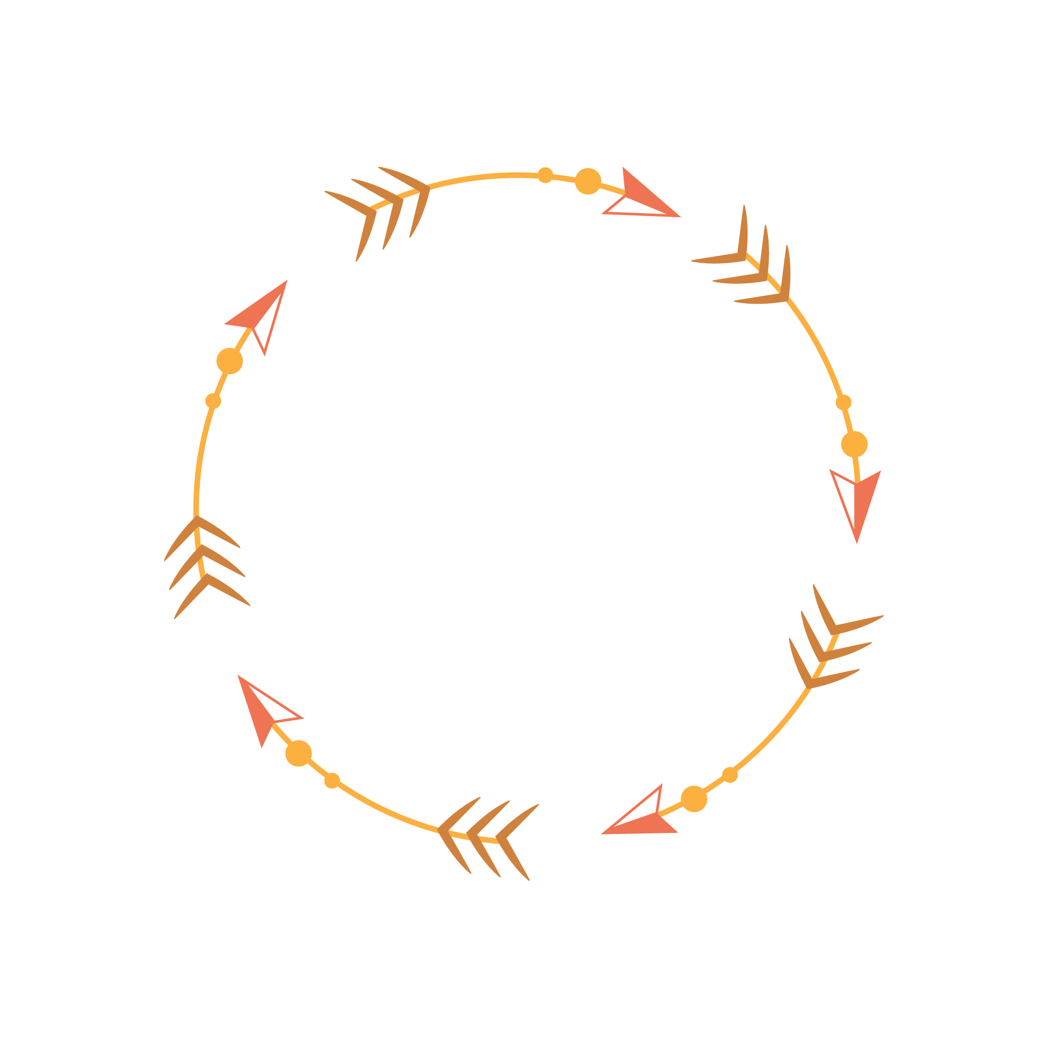 Dotted Arrow Image Clipart