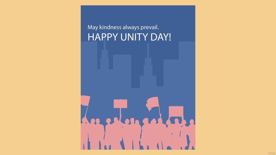 Unity Day Photo Background Template - Edit Online & Download Example ...