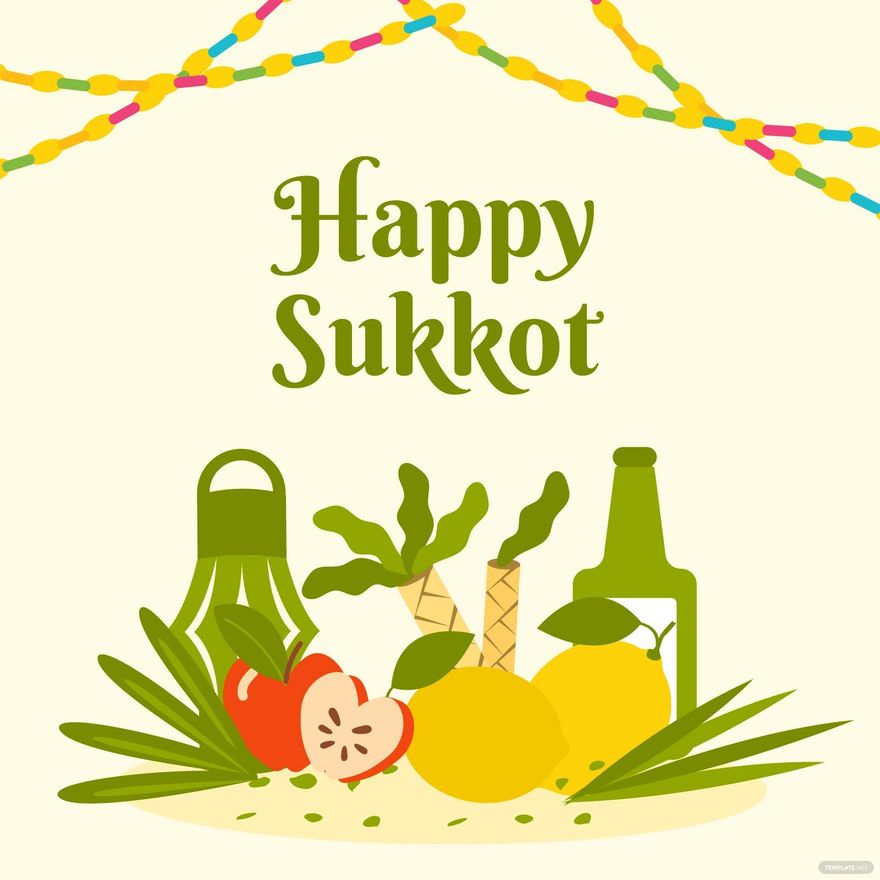 Sukkot Illustration - EPS, Illustrator, JPG, PSD, PNG, SVG | Template.net