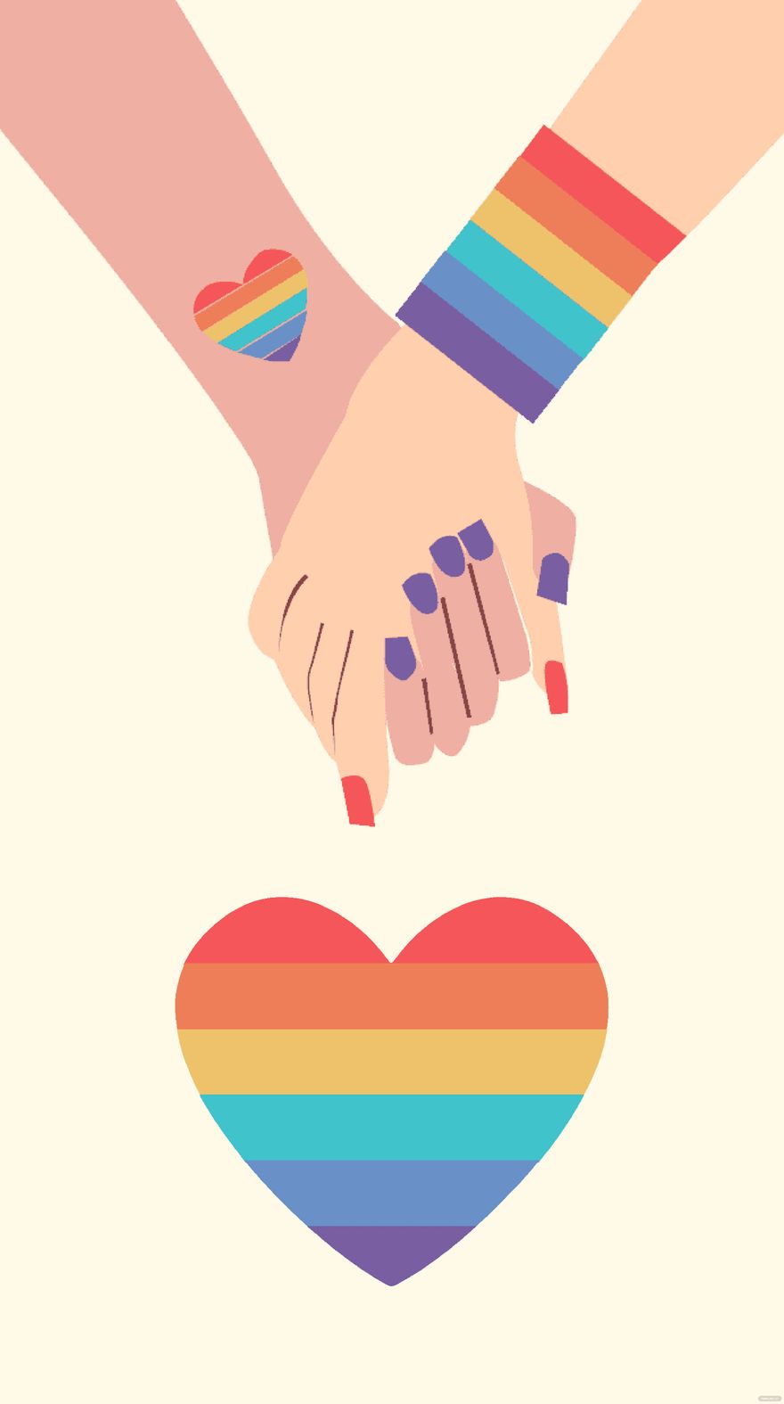 National Coming Out Day Drawing Background - EPS, Illustrator, JPG, PSD ...