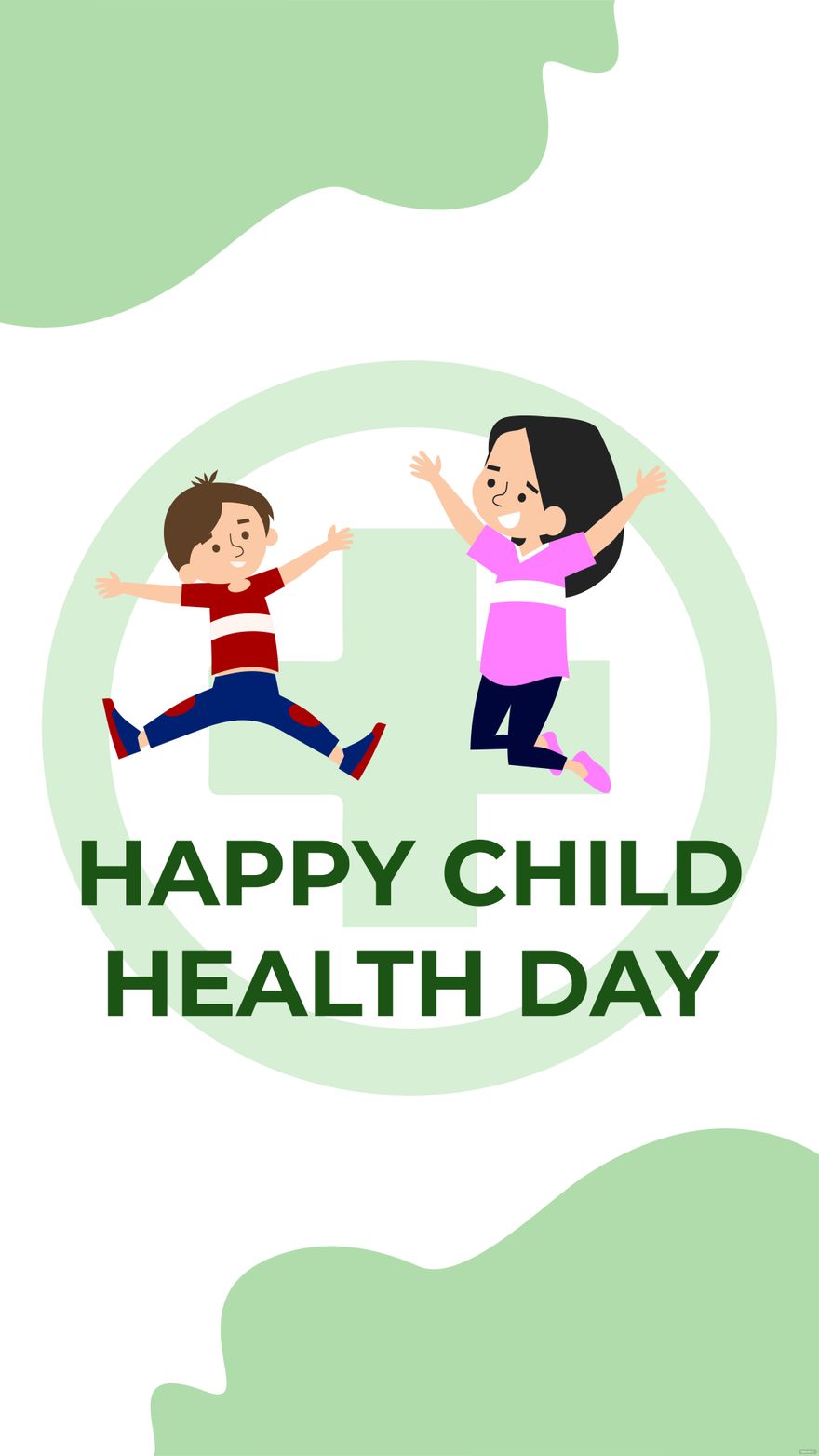 Child Health Day Background Template - Edit Online & Download Example ...