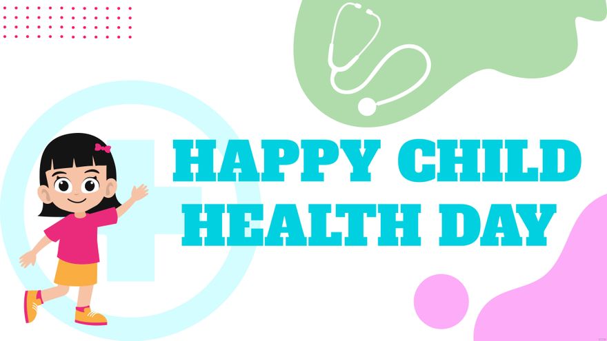 Child Health Day Background Template - Edit Online & Download Example ...