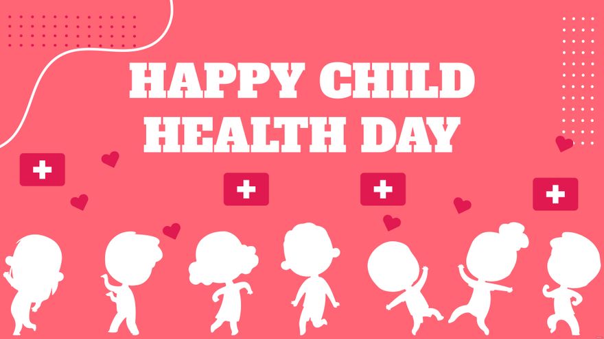 Child Health Day Background Template - Edit Online & Download Example ...