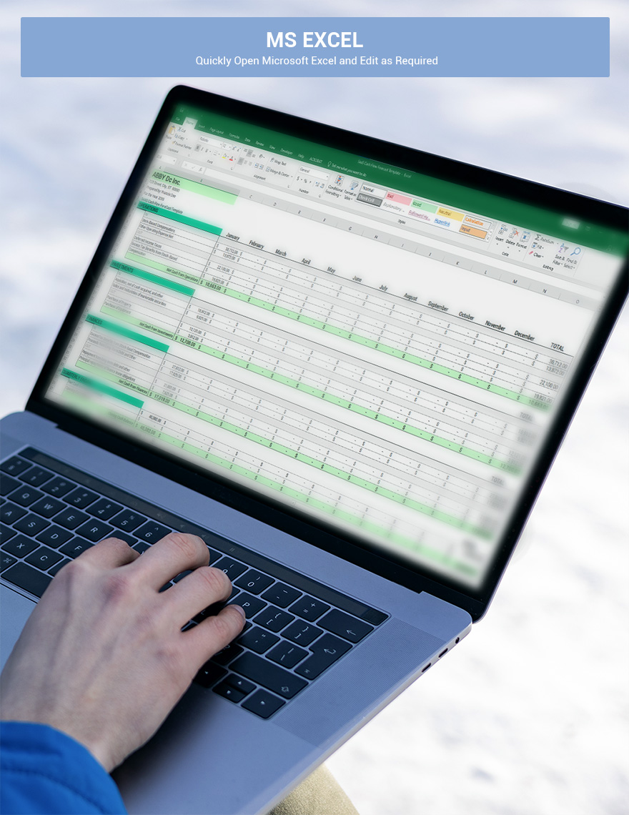 SaaS Cash Flow Forecast Template Google Sheets Excel Template