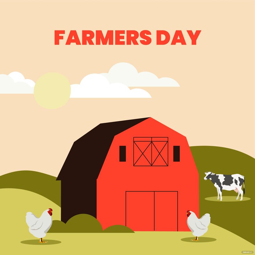 Farmers Day FB Post Template - Edit Online & Download Example ...