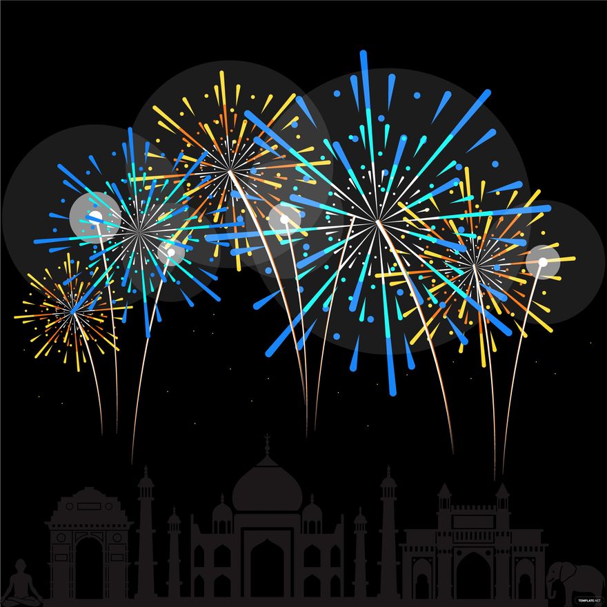 Fireworks Celebration Vector - EPS, Illustrator, JPG, PSD, PNG, SVG ...