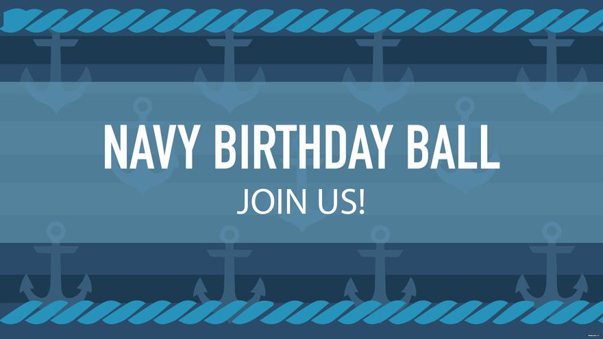 Navy Birthday Instagram Post Template - Edit Online & Download Example ...