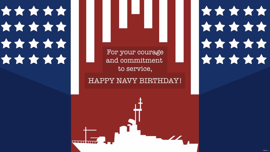 Navy Birthday Instagram Post Template - Edit Online & Download Example ...