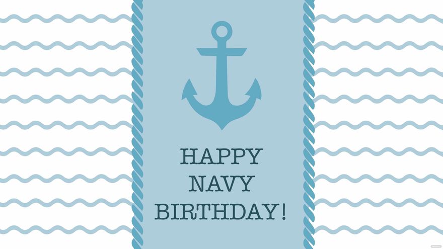 Navy Birthday Instagram Post Template - Edit Online & Download Example ...
