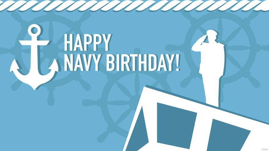 Navy Birthday Instagram Post Template - Edit Online & Download Example ...