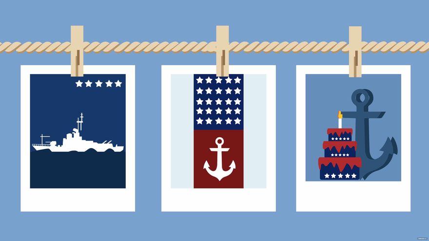Navy Birthday Instagram Post Template - Edit Online & Download Example ...