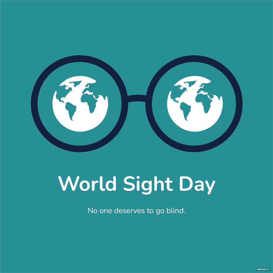 Free World Sight Day Vector - Download in Illustrator, PSD, EPS, SVG ...