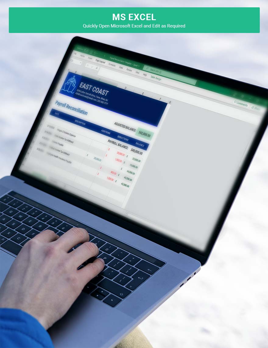Payroll Reconciliation Template - Google Sheets, Excel | Template.net