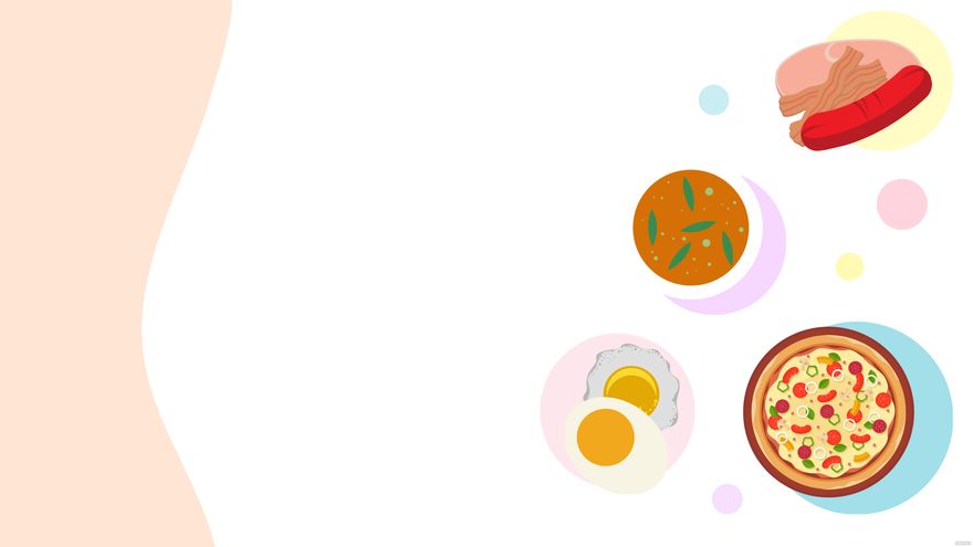 Free Food And Drink Background - Download in Illustrator, EPS, SVG, JPG ...