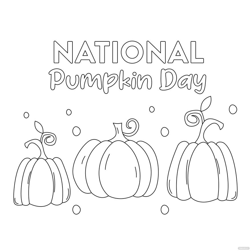 Free National Pumpkin Day Celebration Vector - Download in Illustrator ...