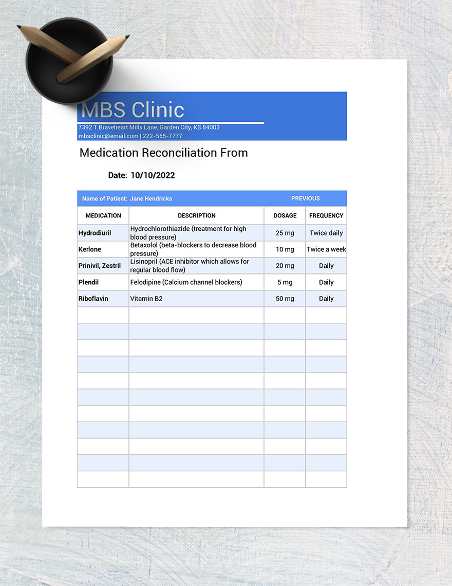 Medication Reconciliation Template Google Sheets Excel Template Medication Reconciliation Template Google Sheets Excel Template