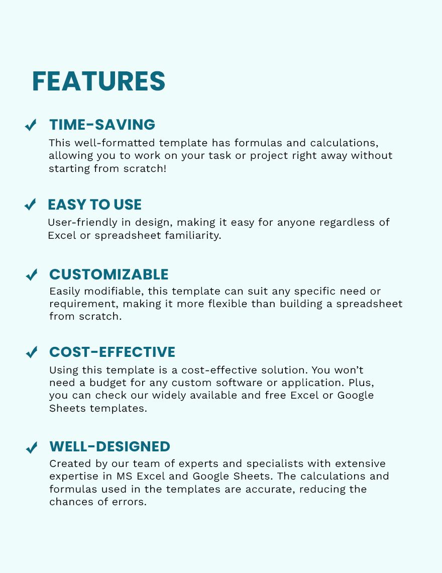 Cost Value Reconciliation Template - Google Sheets, Excel | Template.net