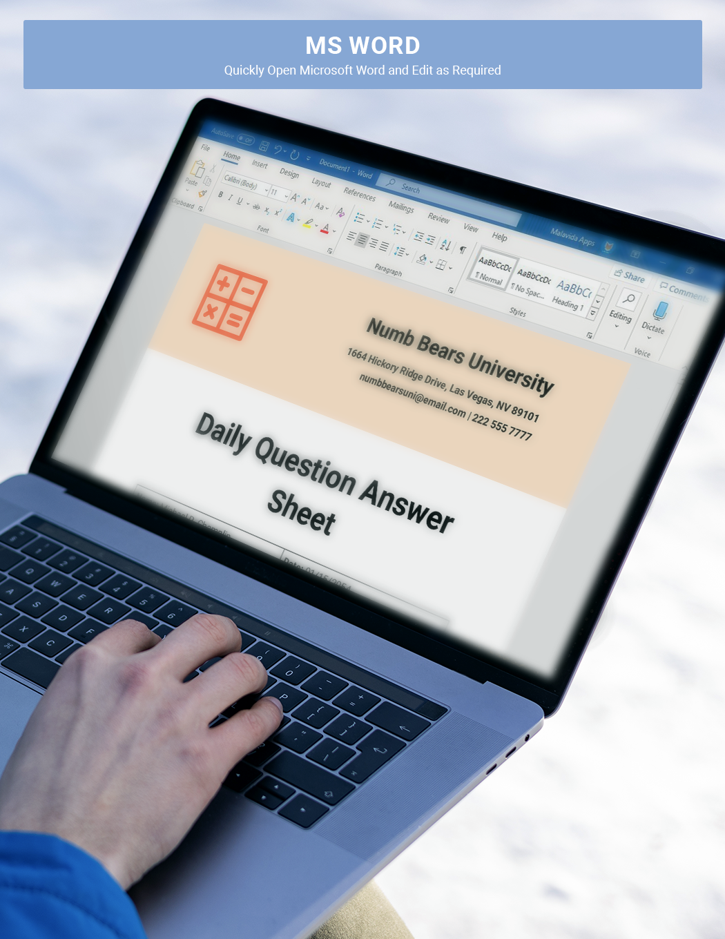 Daily Question Answer Sheet Template - Google Docs, Word, Apple Pages ...