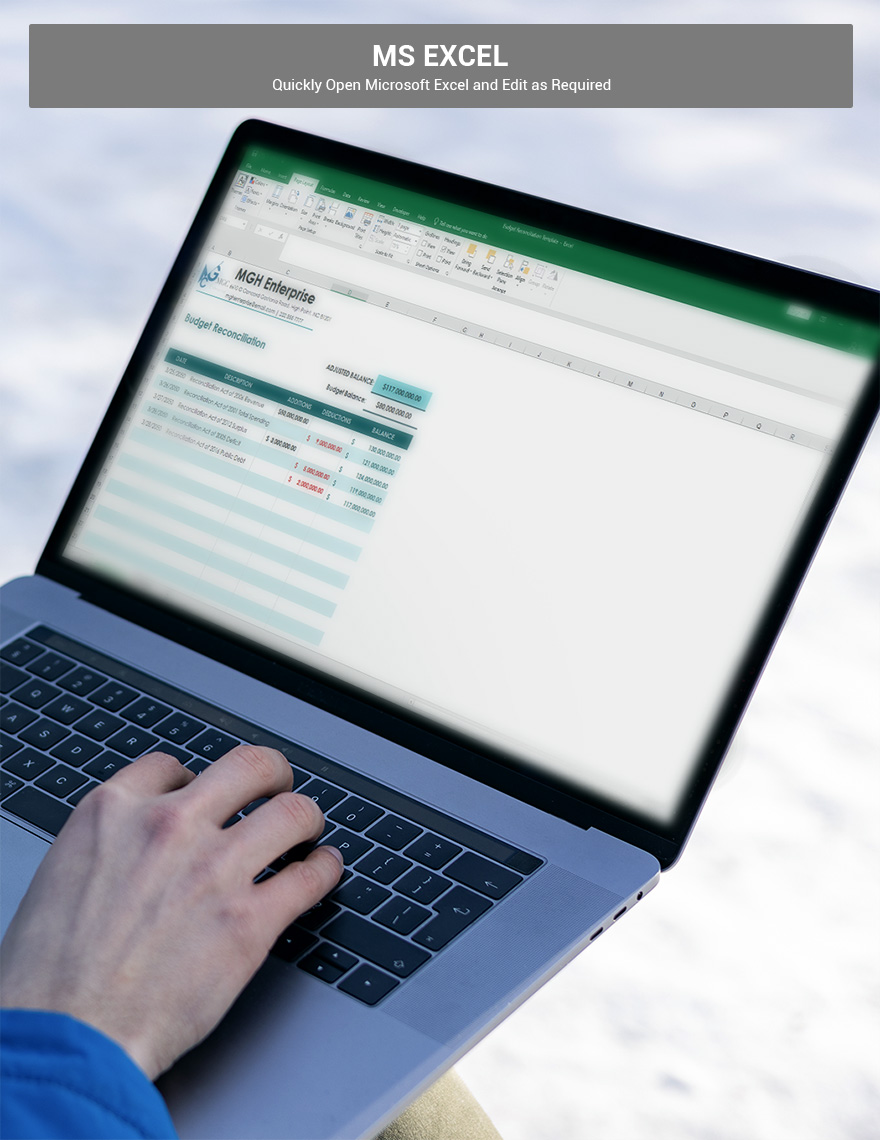 Budget Reconciliation Template Google Sheets Excel Template