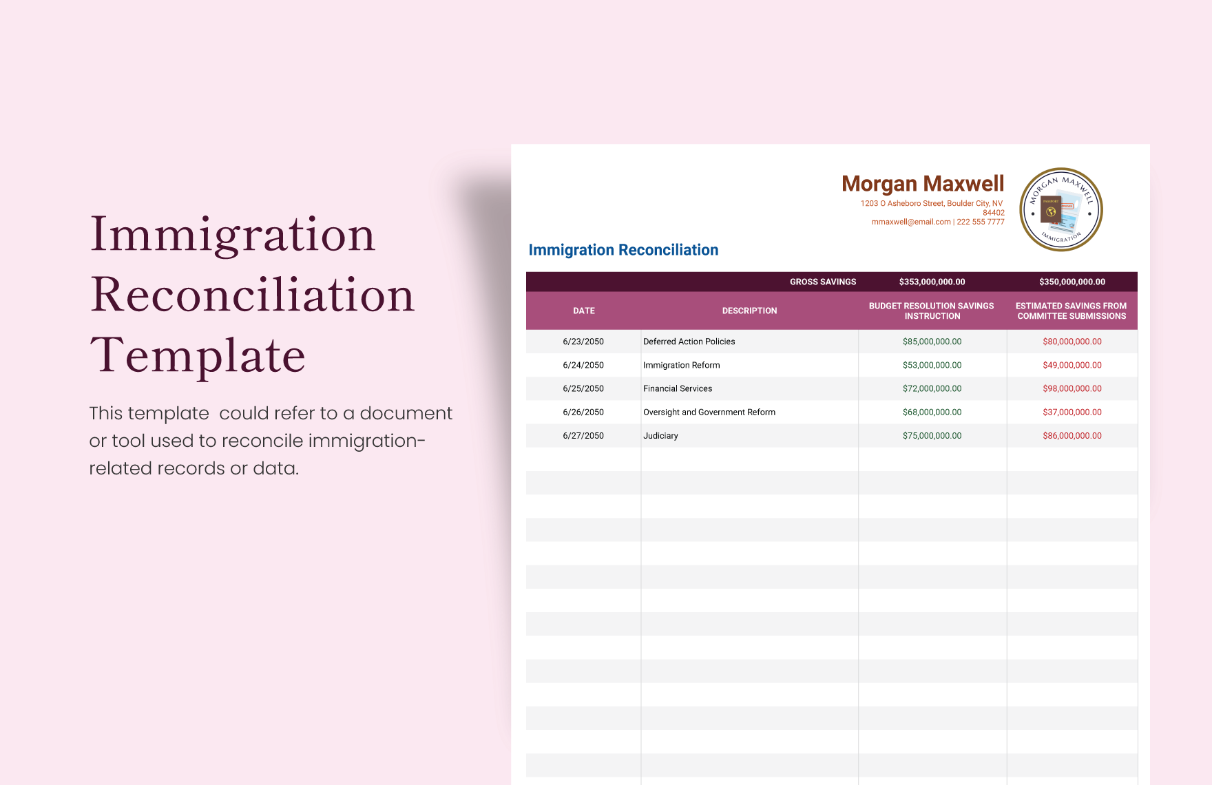 Vendor Reconciliation Template In Excel Google Sheets Download