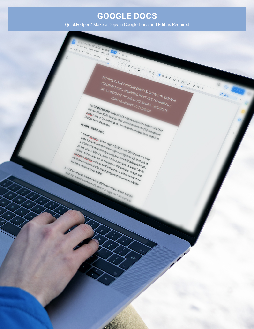 Workplace Petition Template - Google Docs, Google Sheets, Word, Apple ...