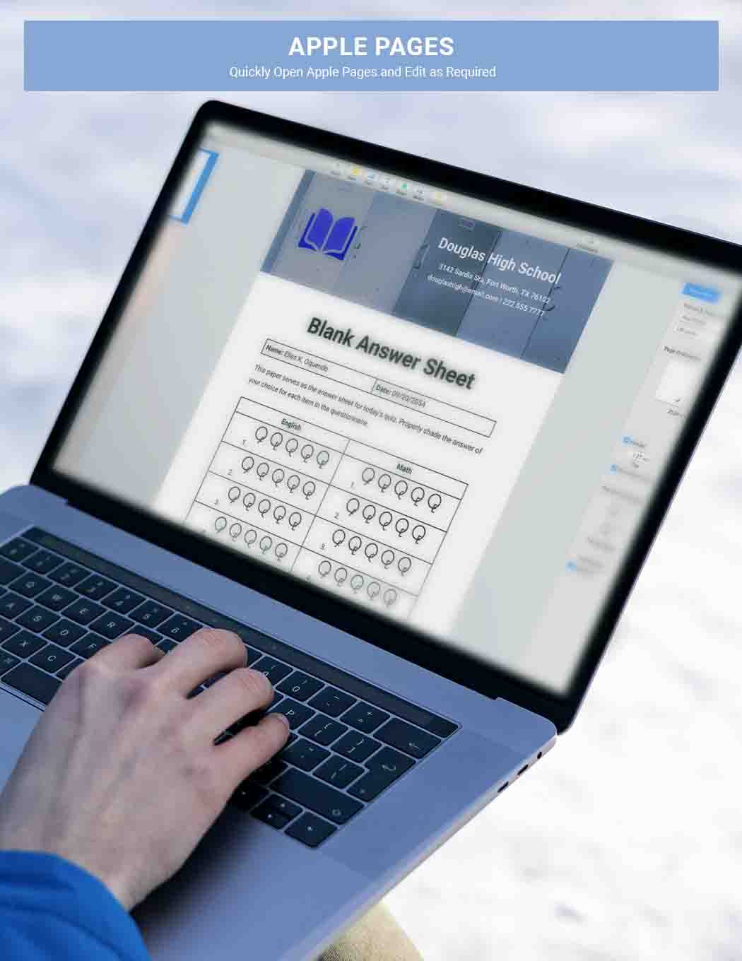 Free Free Blank Answer Sheet Template - Google Docs, Word, Apple Pages ...