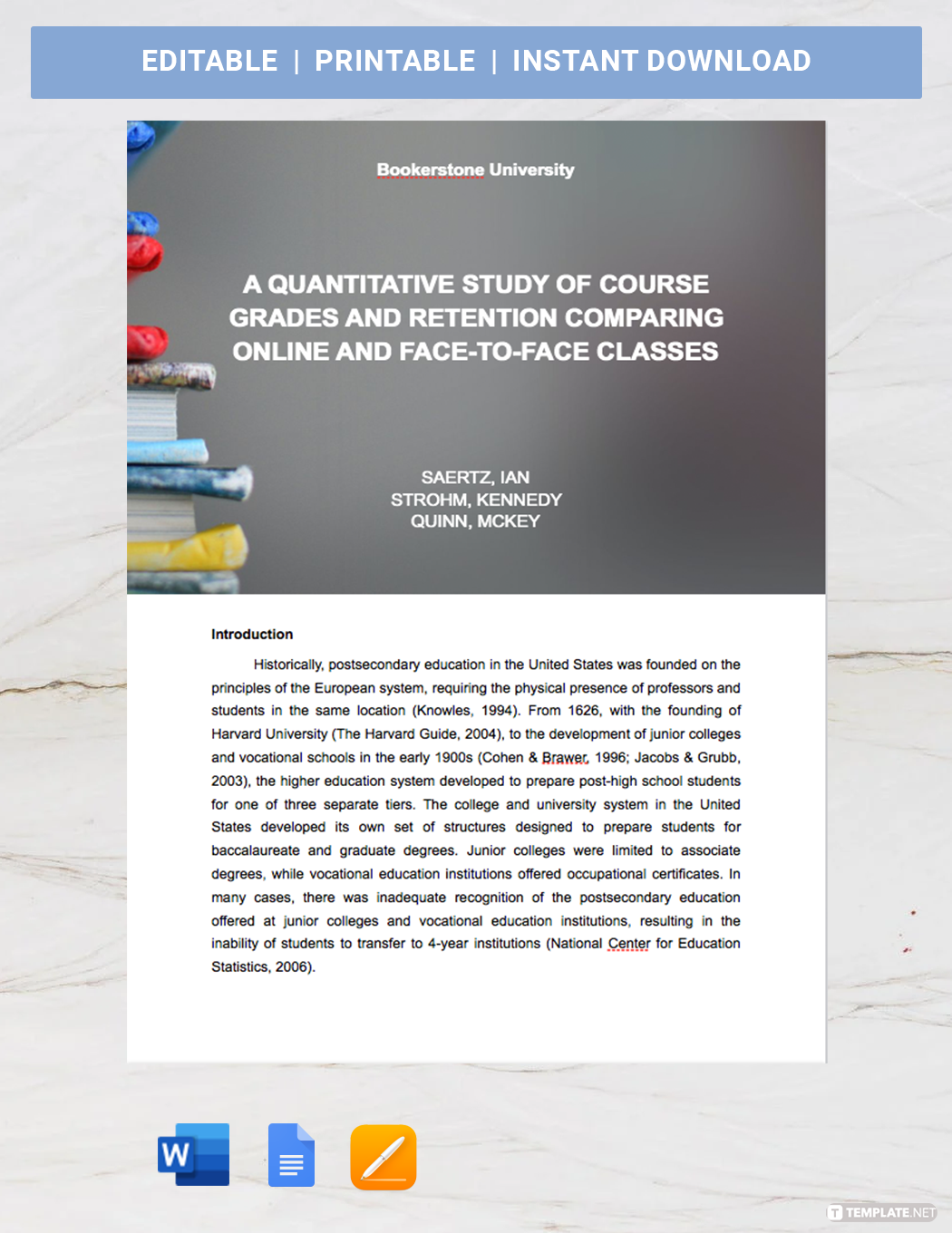 Free Quantitative Research Checklist Template Google Docs Word 