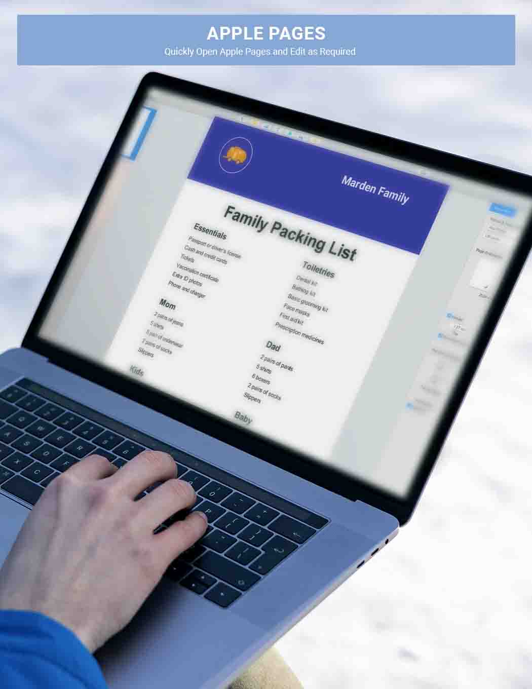 Family Packing List Template - Google Docs, Word, Apple Pages ...