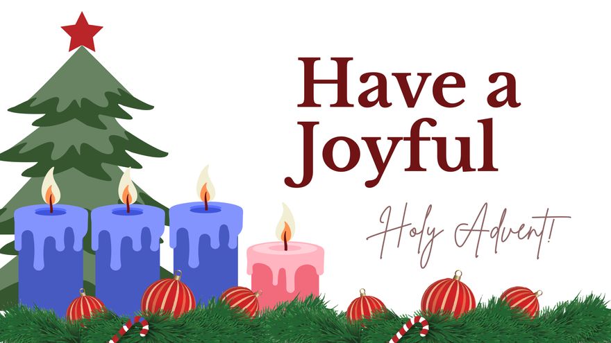 Advent Drawing Background Template - Edit Online & Download Example ...