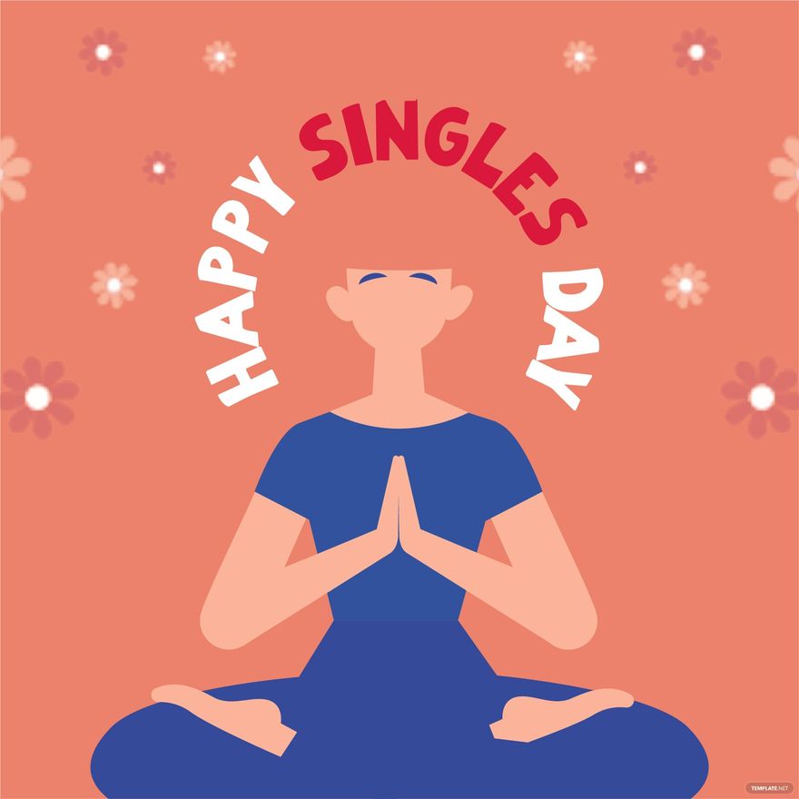 Free Singles Day Cartoon Vector - EPS, Illustrator, JPG, PSD, PNG, SVG ...
