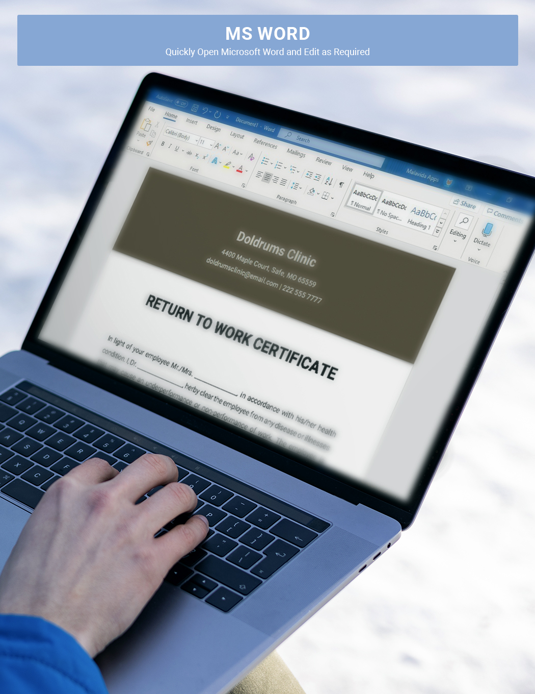Return To Work Certificate Template - Google Docs, Word, Apple Pages ...